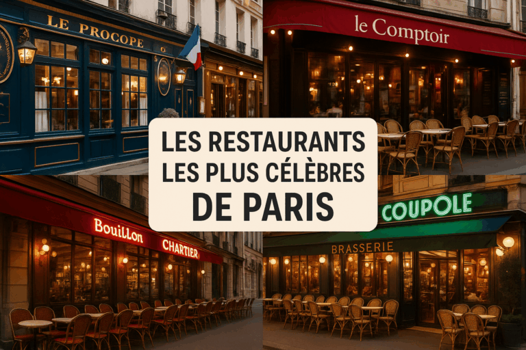 The most famous restaurants in Paris for a trip or a weekend